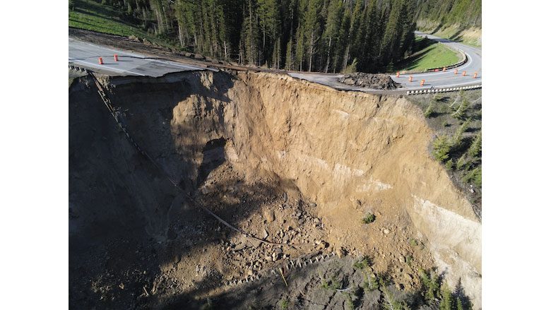 Temporary Detour Underway After Portion of Wyoming Highway Crumbles ...